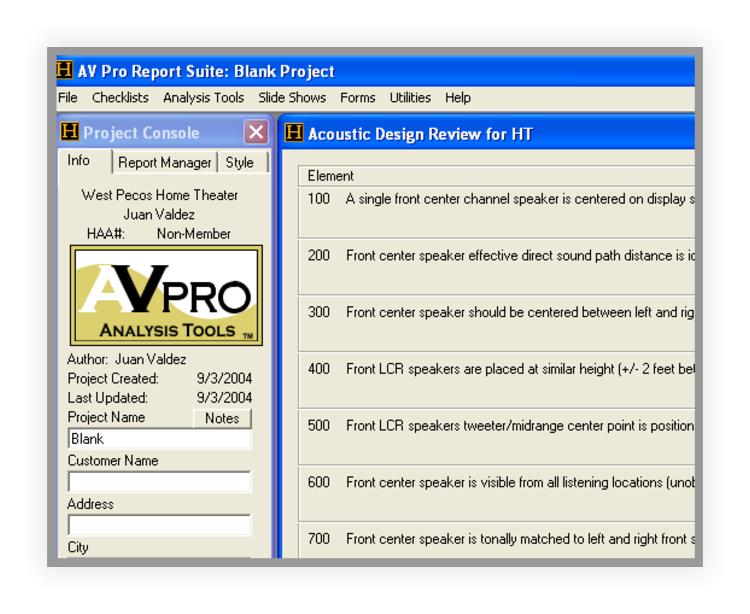 AVPro 2.0 Software Wizard License – Home Acoustics Alliance Portal
